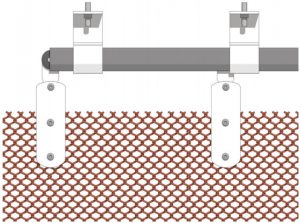 Biscay Curtain Mesh System - Locker Architectural Mesh