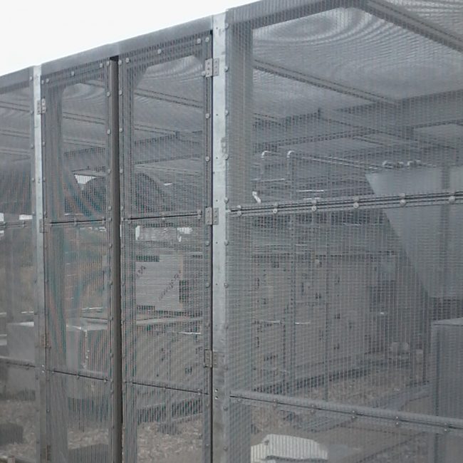 Rooftop Plant Screening - Locker Architectural Mesh