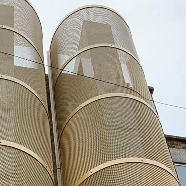 Rooftop Plant Screening - Locker Architectural Mesh