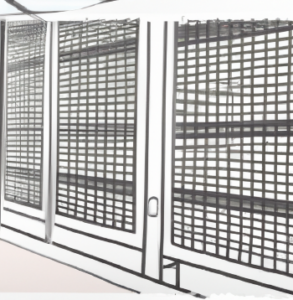 Metal Mesh for Data Centres - Locker Architectural Mesh