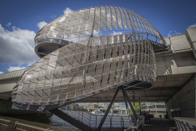 Metal Mesh Applications for Bridges - Locker Architectural Mesh